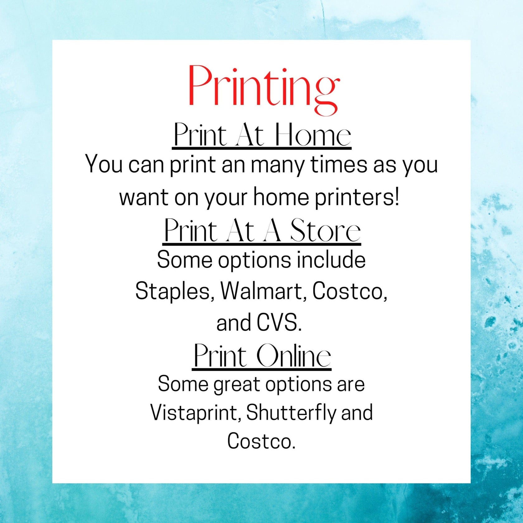 “PFP” Wall Art Printable - | thehackedunicorn